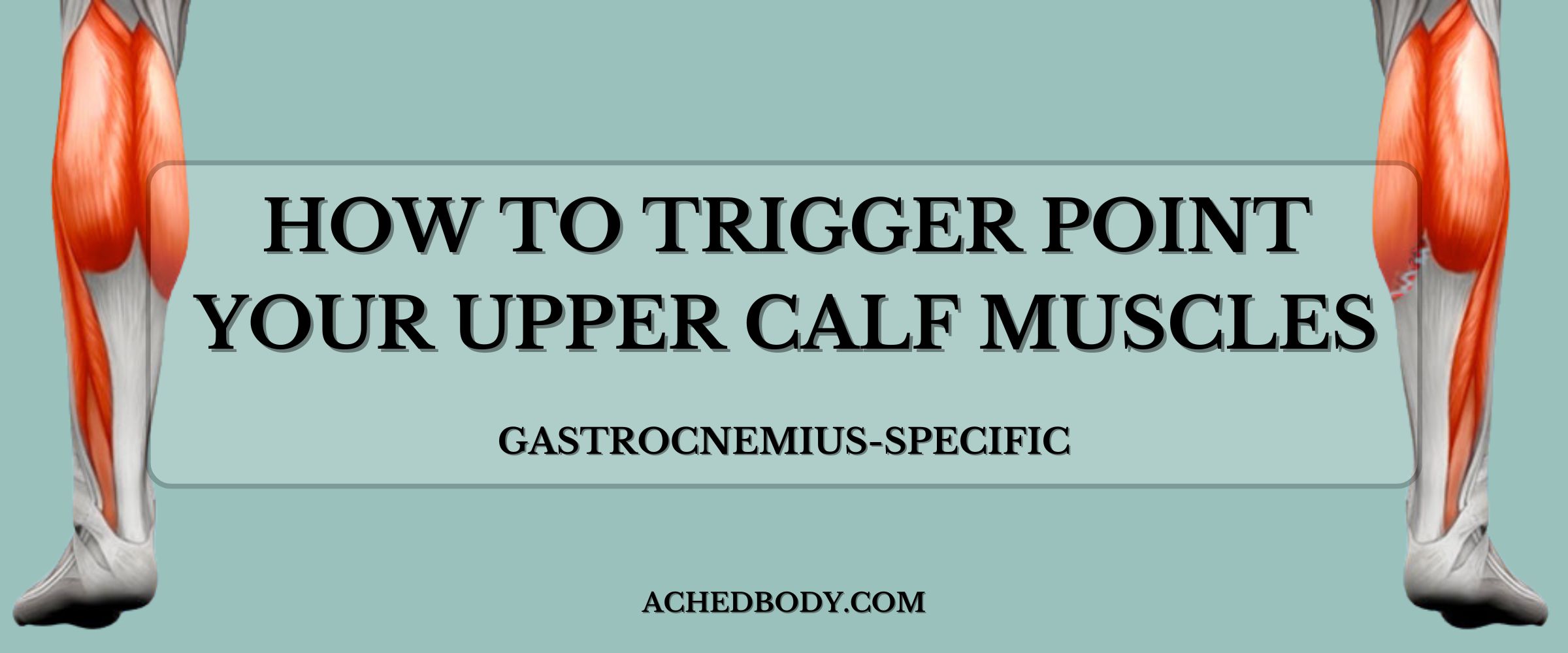 How to Trigger Point Your Upper Calf Muscles (Gastrocnemius-Specific ...